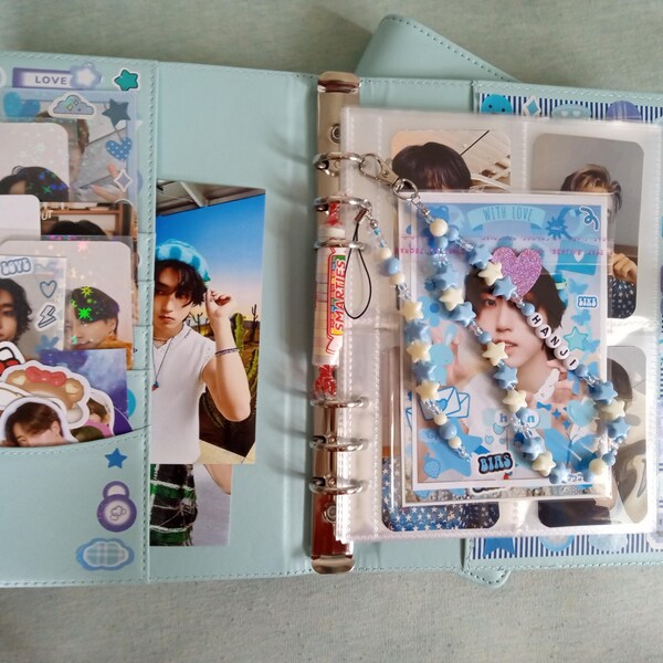 A5 Kpop Photocard Binder - Custom Deco K-pop Collect Book - Holds up to ...