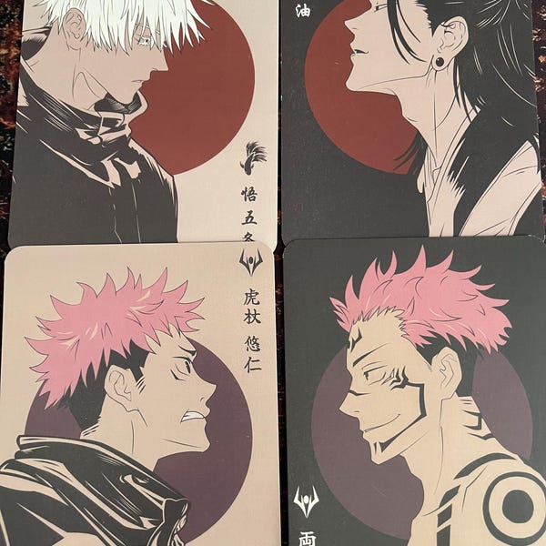 Sukuna - Yuji Bookmark | Jujutsu Kaisen Themed Bookmark | Japanese ...