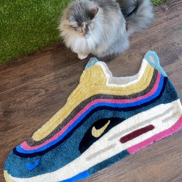 Frog Tufted Rug, Handmade Tufted Rug, Handmade Nursery Frog Rug, Home ...