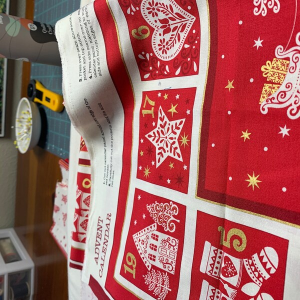 SCANDI 2022 Advent Calendar Panel - Multi - Christmas - Makower UK ...