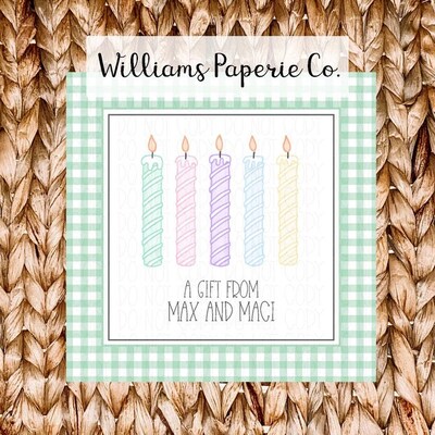 Watercolor Birthday Candles and Balloons Digital Clip Art Set Instant ...