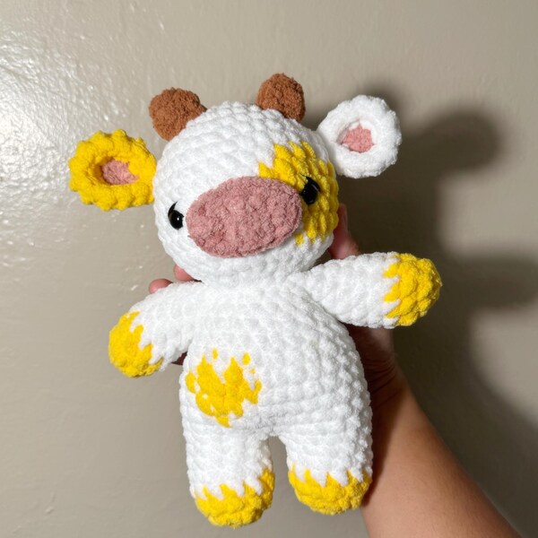 Milk Cow Plush Crochet Pattern Milk Cow Pattern Baby Cow Amigurumi PDF ...