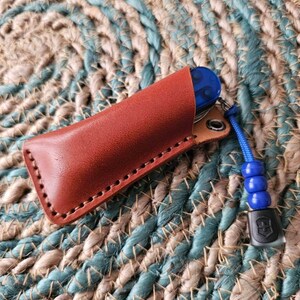Horizontal Leather Sheath for Buck 110 Folding Hunter Knife / Buck 112 ...