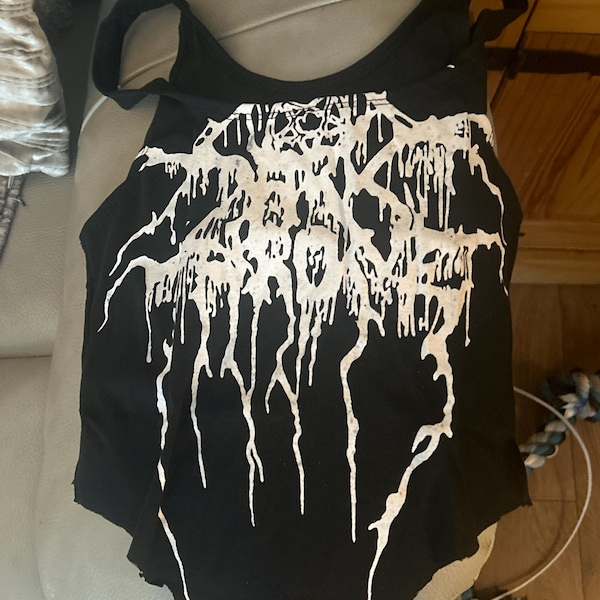 Darkthrone Destroyed/shredded Crop-top Metal Negro - Etsy