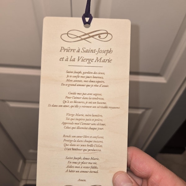 Personalised Wooden Poem Book Mark - Professional Poem Writing, Custom ...