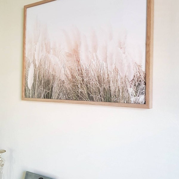 Farmhouse Printable Boho Wall Art Pampas Grass Print Rustic Wall Decor ...