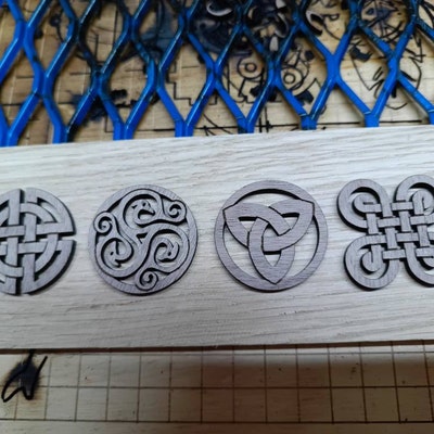 7 Celtic Knots Pendant. Laser Cut Files SVG, PDF, CDR Digital Product ...