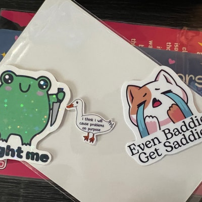 Hot Girls Eat Pickles Sticker, Laptop Stickers, Funny Stickers, Sarcasm ...