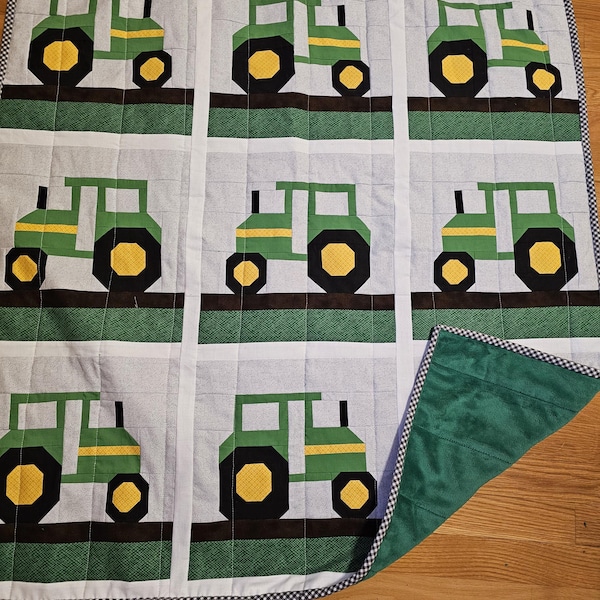 Tractor Quilt Block Pdf Pattern - Etsy