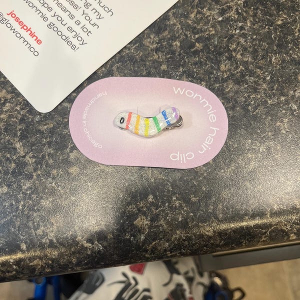 Worm Charm | Keychain | Charm Keychain | Worm Keychain | Polymer Clay ...