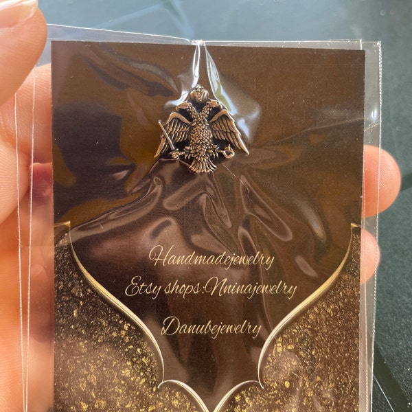 Byzantine Empire Double-headed Eagle Pin Badge Limited,byzantine ...