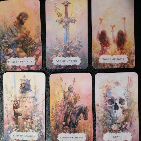 Tarot Deck, Tarot Card Deck, Tarot Deck With Guidebook, Indie Unique ...