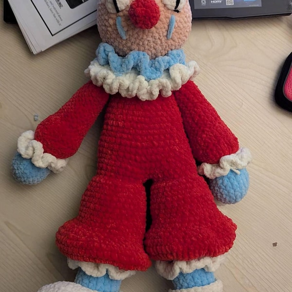 Clubs the Clown - Crochet Amigurumi/plushy *PATTERN* - Etsy