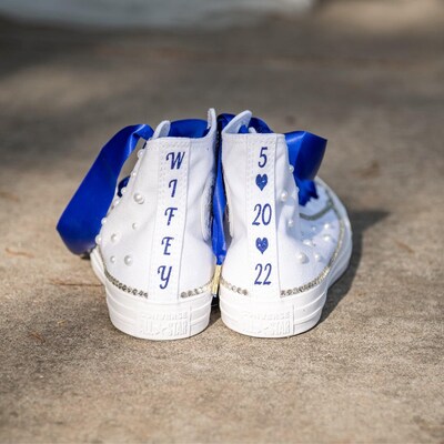 Iron on Decal Custom, Do It Yourself Shoe Stickers, Custom Wedding Text ...