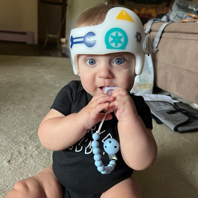 Fixin' My Flat Doc Band Cranial Helmet Decal STICKERS ONLY for Docband ...