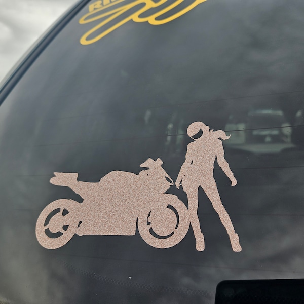 Supermoto Wheelie Vinyl Decal - Etsy