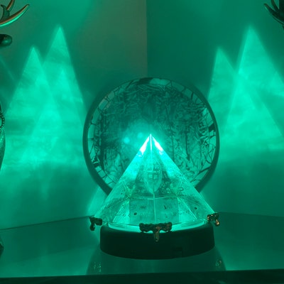 Santa Cruz Lights 5 LED Square Black Lacquer Color Changing - Etsy