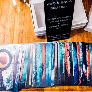 Spirits & Shadows Oracle Deck 52 Card Intuitive Oracle Deck - Etsy