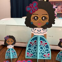 SVG Templates. 3D COLOMBIAN DOLL. Girls Gift. Party Decorations. Dxf ...