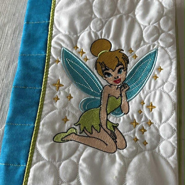 Tinker Bell Machine Embroidery Design - 2 Sizes, Disney Character ...