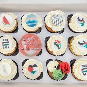 30 Personalised Edible Rice Paper Cupcake Toppers / Birthdays Pre Cut ...