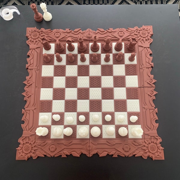 3D Printed Hexchess Set the Royals - Etsy