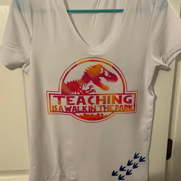 NEW Teaching is A Walk in the Park - Welded Teeth - Solid Text- Svg-png ...