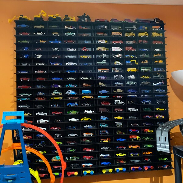 OLD BLACK Monster Trucksdisplay Shelf,monster Truck Display Case|wall ...