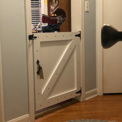 Barn Door Baby Gate Rustic Baby Gate Wooden Baby Gate Dog Gate Rustic ...