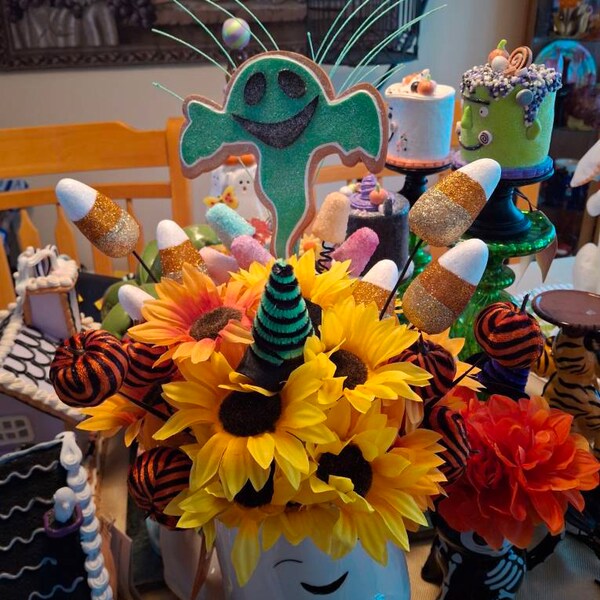 21 Inch, Eyeball Stem, Halloween Party Supply, Centerpiece Decor ...