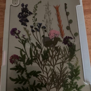 Hand Pressed Real Dried Flowers Custom Letter Number Symbol - Etsy