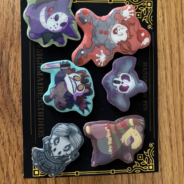 Old Animation Style Alice and Red Queen Sticker Holographic Waterproof ...