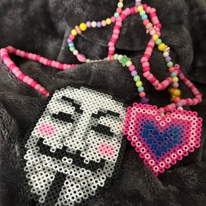 Customizable Rave Kandi Necklace-disco Glitter Pacifier-light up Soft ...