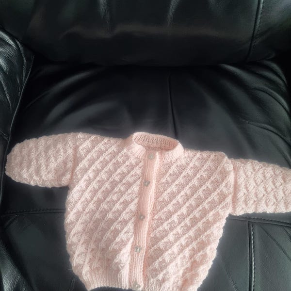 Baby Knitting Pattern, Complete Set, Size 16 to 22 Inch Chest, 4 Ply ...