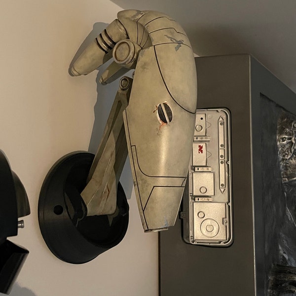 Star Wars B1 Battle Droid Life Sized Head and Stand - Etsy
