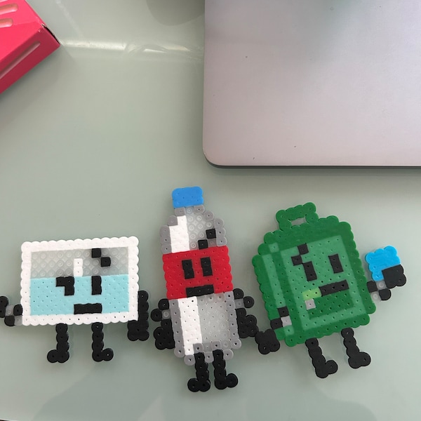 Inanimate Insanity Perler Bead Set- Knife Tissues Trophy Yin-yang - Etsy