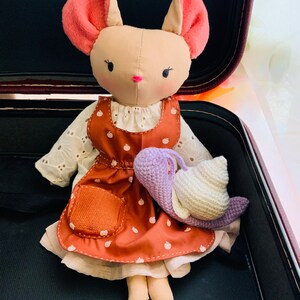 Mouse Sewing Pattern PDF make a Cloth Mouse Doll / Stuffed Animal Toy ...