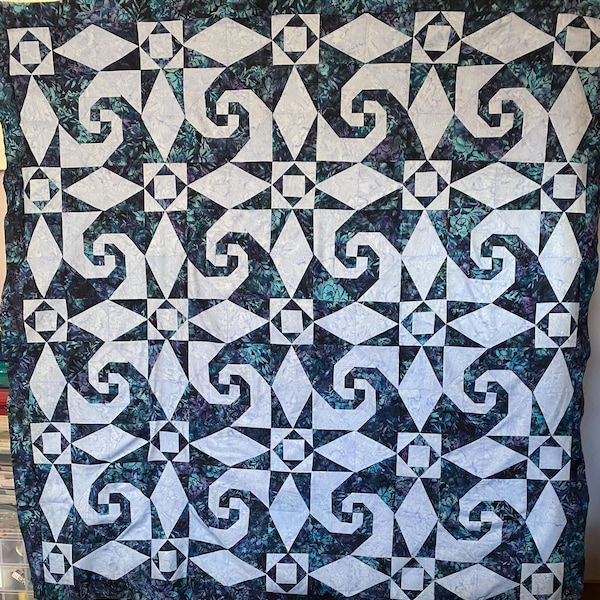 Foundation Paper Piecing (FPP) Templates, Laced Star Quilt Block ...