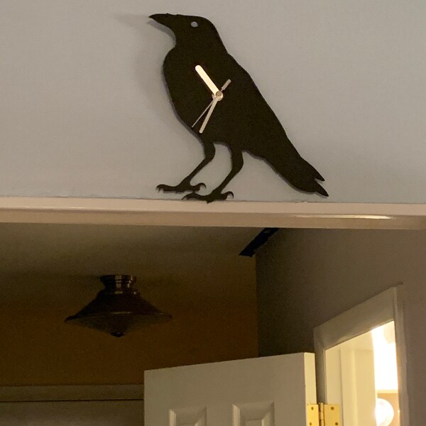 Crow Silhouette - Wall Clock - Etsy
