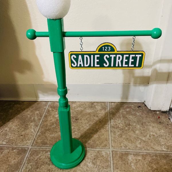 Street Sign Lamp Post 21 Inch Centerpiece - Etsy UK