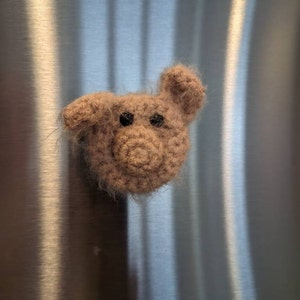 Crochet Pink Frazzle Pig Stress Ball, Sensory Fidget Relaxing Toy ...