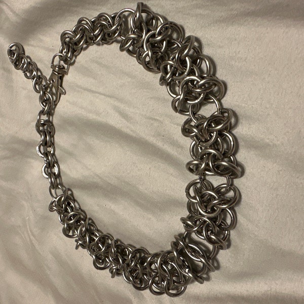 PALOMA Stainless Steel Chainmail Necklace, Western Necklace, Birthday ...