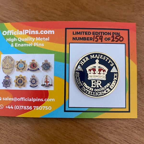 MI5 British UK National Security Intelligence Service 24KT James Bond ...