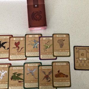 HTTYD Deck of Dragons how to Train Your Dragon Cards - Etsy