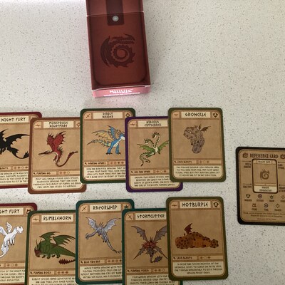 HTTYD Deck of Dragons how to Train Your Dragon Cards - Etsy