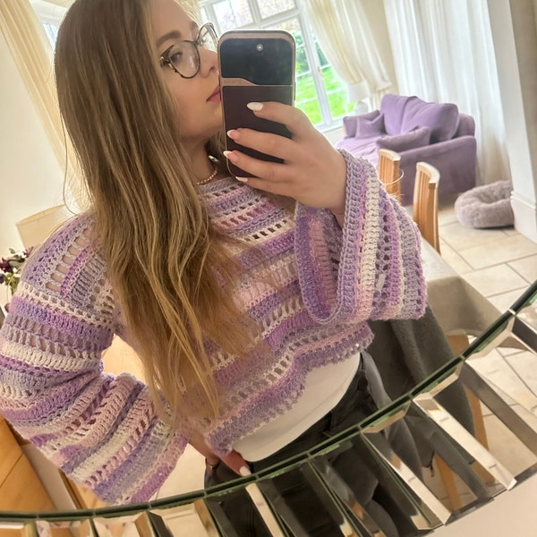 Riley 2-in-1 (sweater / Shrug) | In-depth PDF Crochet Pattern With ...