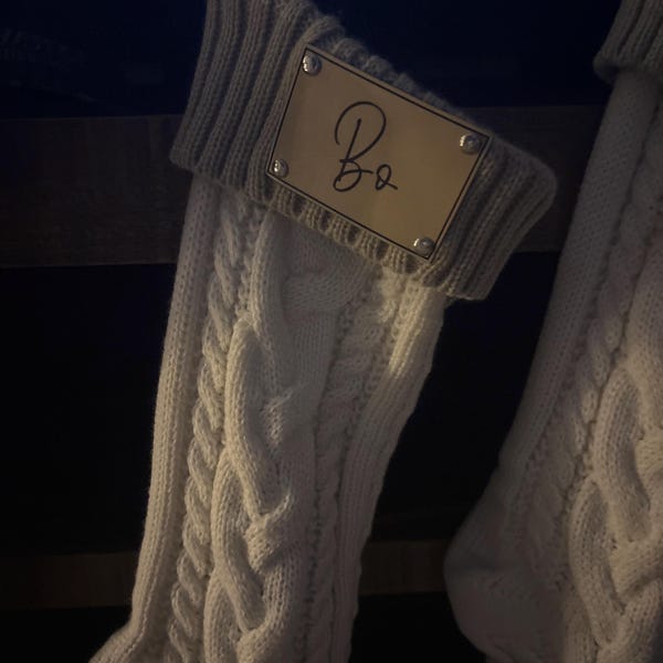 Engraved Holiday Stockings ,custom Christmas Knitted Stockings,2024 ...