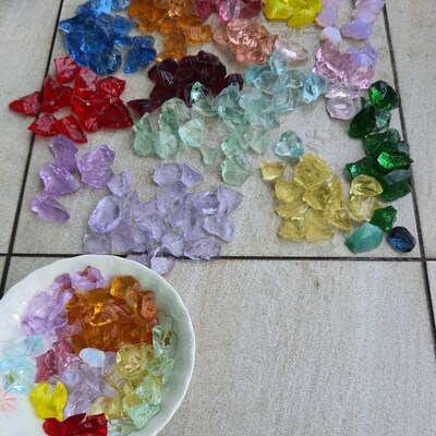 Turquoise Blue Andara Monatomic Crystal Glass Rough 1.9kg - Etsy