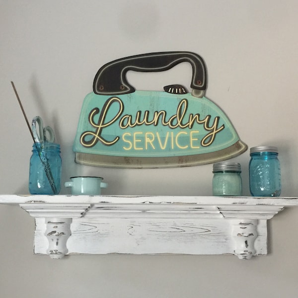 French Country Shelf / Farmhouse Shelf / Mantel Shelf / Kitchen Shelf ...