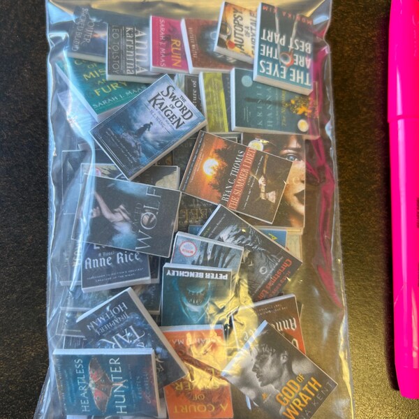 5mm Foam Mini Book Magnets Mini Book Display TBR Book Lover Gift - Etsy